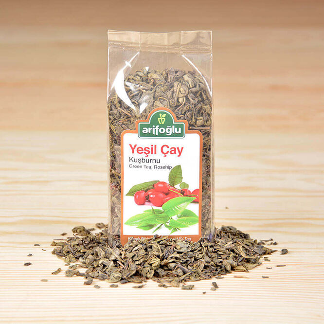 Arifoğlu Yeşil Çay Kuşburnu 140g | Arifoglu.com